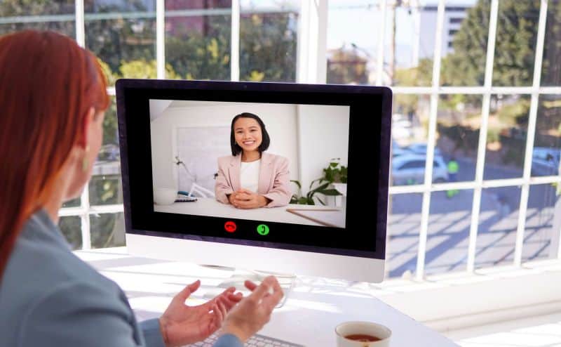 Preparing for virtual job interviews using video conferencing